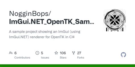 GitHub NogginBops ImGui NET OpenTK Sample A Sample Project Showing An ImGui Using ImGui NET