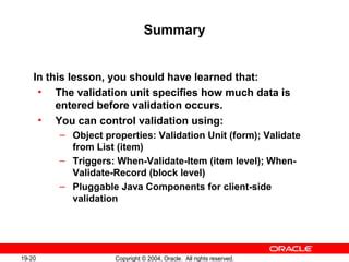 Oracle Forms Les PPT