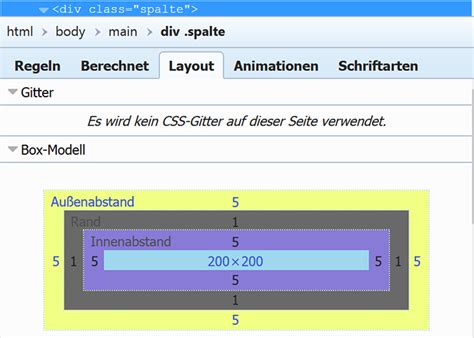 Csstutorialsboxmodell Selfhtml Wiki