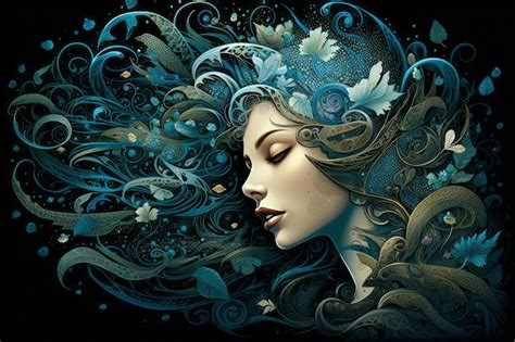 Discover The Enchanting Floscula Promethea Deep Blue Sea Design