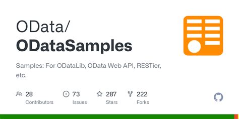 github odata odatasamples samples for odatalib odata web api