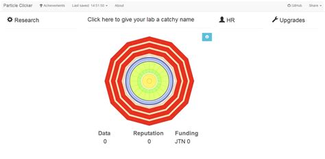 Particle Clicker Teaches Us The Power Of Science And Mouse Clicks Kill Screen Previously