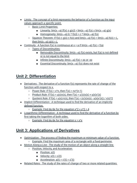 Calc Bc Unit 1 3 Pdf