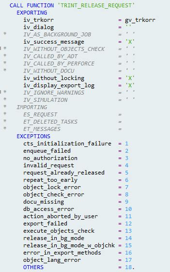Solved Re How To Pass Fm Exceptions As Message Sap Community