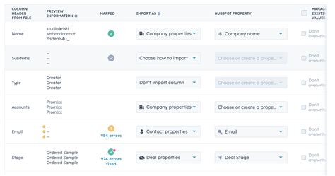 Solved Hubspot Community Having Errors Importing Despite Mapping Required Properties