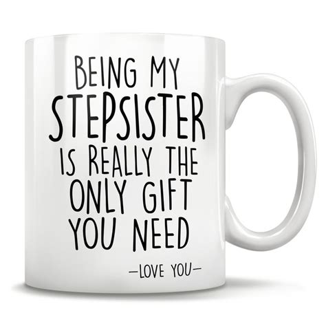 Funny Stepsister T Stepsister Mug Bonus Sister T Etsy