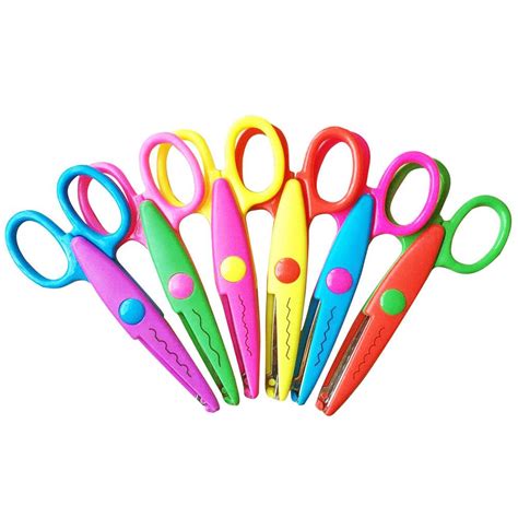 6 Pcs Paper Cut Wave Edge Craft Scissors Set Diy A Grandado