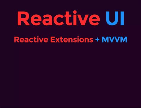 Reactiveui Rx Mvvm Pdf