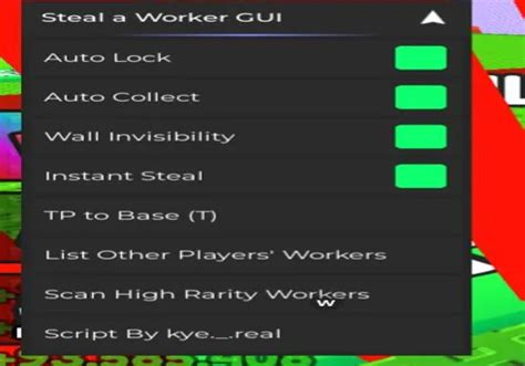 Steal A Worker Script Auto Collect Instant Steal Roblox Scripter