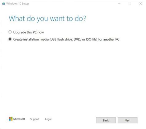 How To Create An ISO File With Windows Media Creation Tool