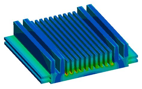 Ansys Workbench芯片瞬态热分析 仿真秀图纸模型