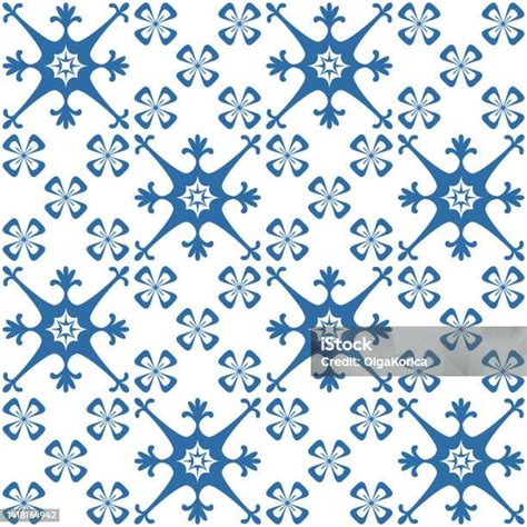 부엌 백스플래시 디자인을위한 Azulejo 사각형 세라믹 스페인어 타일 복고풍 기하학적 벡터 일러스트 레이 션 0명에 대한 스톡 벡터 아트 및 기타 이미지 Istock