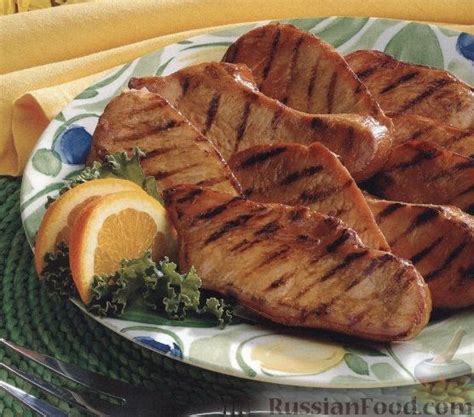Рецепт: Индюшиное филе, жаренное на гриле на RussianFood.com