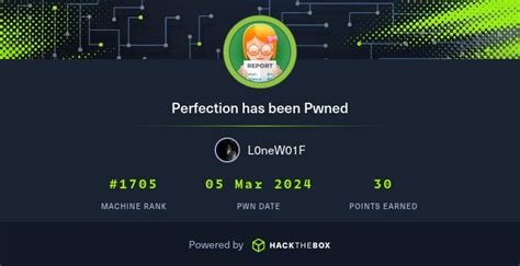 Barath Jayan D On Linkedin Owned Perfection From Hack The Box