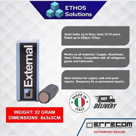 Errecom External Bicomponent Putty Leak Stop Made In Italy Furniture