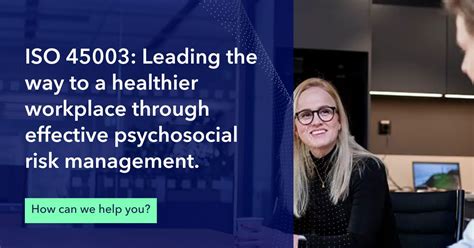 Iso 45003 Certification Psychological Health And Safety Dnv Dnv