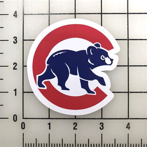Chicago Cubs 35 Wide Vinyl Decal Sticker Bogo Ebay