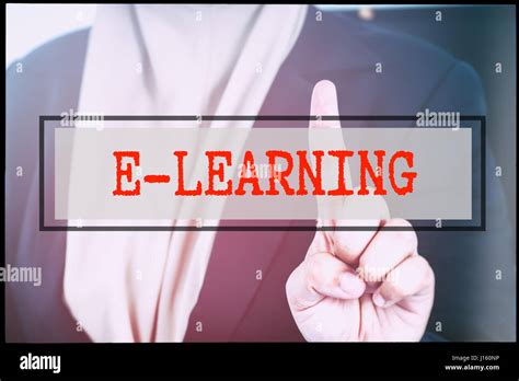 Hand And Text E Learning With Vintage Backgound Technology Concept Hand And Text E Learning With Vintage Backgound Technology Concept