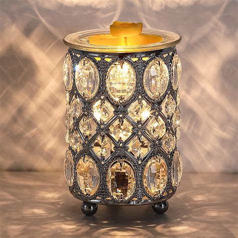 Tujoe 2 Pcs Crystal Wax Melt Warmer Scented Wax Warmer Plug