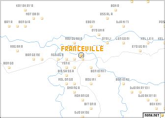 Franceville Gabon Map