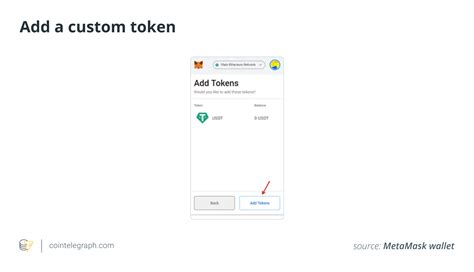 چگونه تتر USDT را به کیف پول متامسک اضافه کنیم