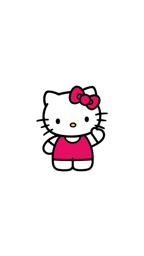 Hello Kitty Wallpaper White