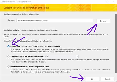 Ms Access Import Excel File Sort And Filter Data Analytics4all