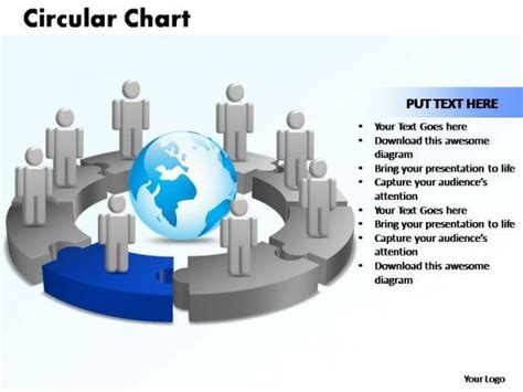 PowerPoint Designs Circular Chart With Globe Ppt Design
