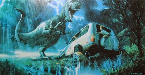 Spectacularly Colorful Jurassic Park Concept Art By Craig Mullins Dave