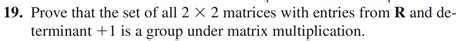 Solved Prove That The Set Of All Matrices With Chegg Com