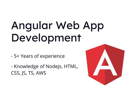 A Quality Angular Web Application Upwork