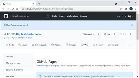 7 Github Pages で公開 Hadv Book