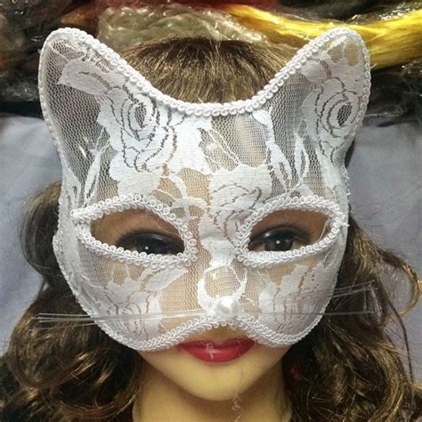Lace Sexy Eye Mask Halloween Cosplay Fox Mask Women Girl Half Face