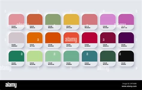 Farbpalette Farbfelder In Rgb Hex Farben Farbpalette Malen Helle Farbe In Hex Codes Katalog