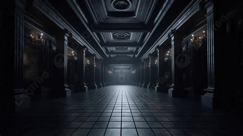 Dark Scary Hallway