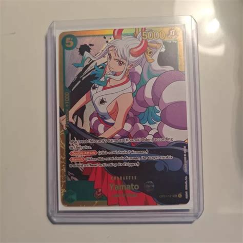 One Piece Card Game Tcg Yamato Romance Dawn Op Sec English Picclick Uk