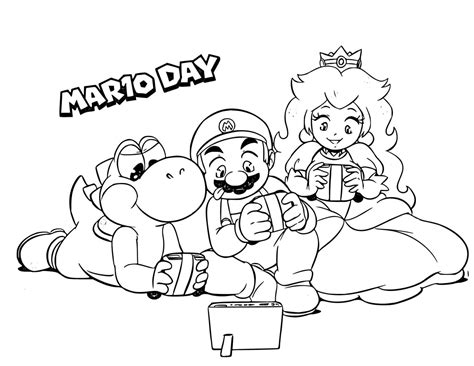 Super Mario Bros Coloring Pages