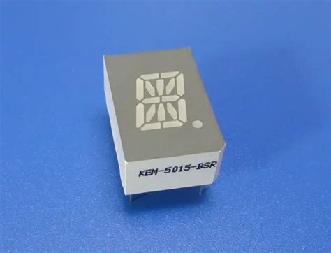 common anode red color fys 5013a b led 16 segment display single digit alphanumeric display from