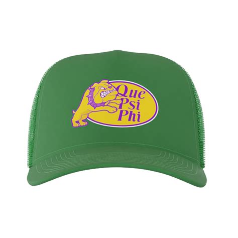 Que Psi Phi Trucker Hat Attheplot