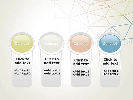 Abstract Triangle Mesh Presentation Template For PowerPoint And Keynote PPT Star