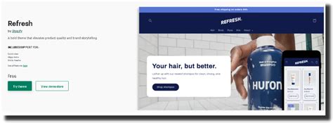 Refresh Shopify Theme Excellent For Business Owners 2022