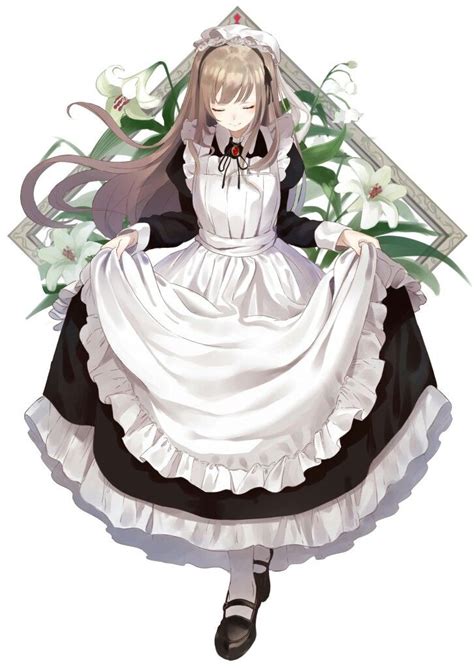 Maid에 있는 Vi Lệ님의 핀 이미지 포함 캐릭터 아트 캐릭터 일러스트 소녀