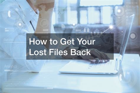 How To Get Your Lost Files Back Free Computer Tips