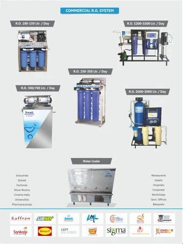 Commercial Reverse Osmosis System Manufacturers And Suppliers In Gujarat Ro Capacity 100 Lph