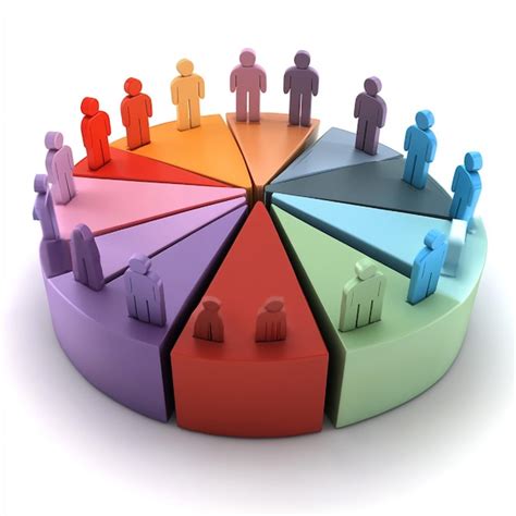 Visual Representation Of Market Segmentation And Target Demographics