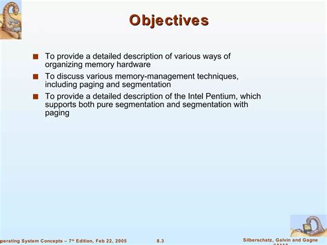 chapter 8 main memory ppt data storage and warehousing computing