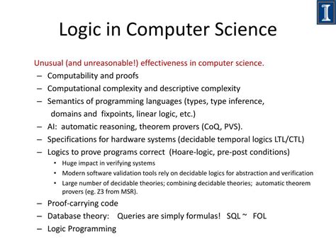 PPT CS MP Logic In Computer Science Spring PowerPoint Presentation ID