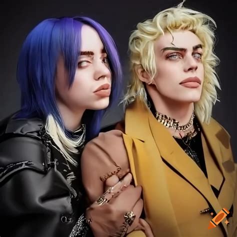 Selfie Of Billie Eilish With Dio Brando On Craiyon