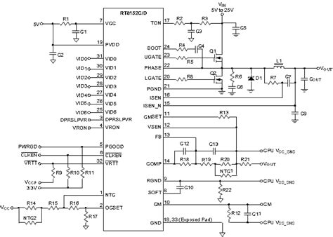 Rt8152crt8152d Single Phase Pwm Controller For Cpu Gpu Core Power