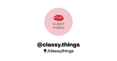 Classythings Instagram Facebook Tiktok Linktree